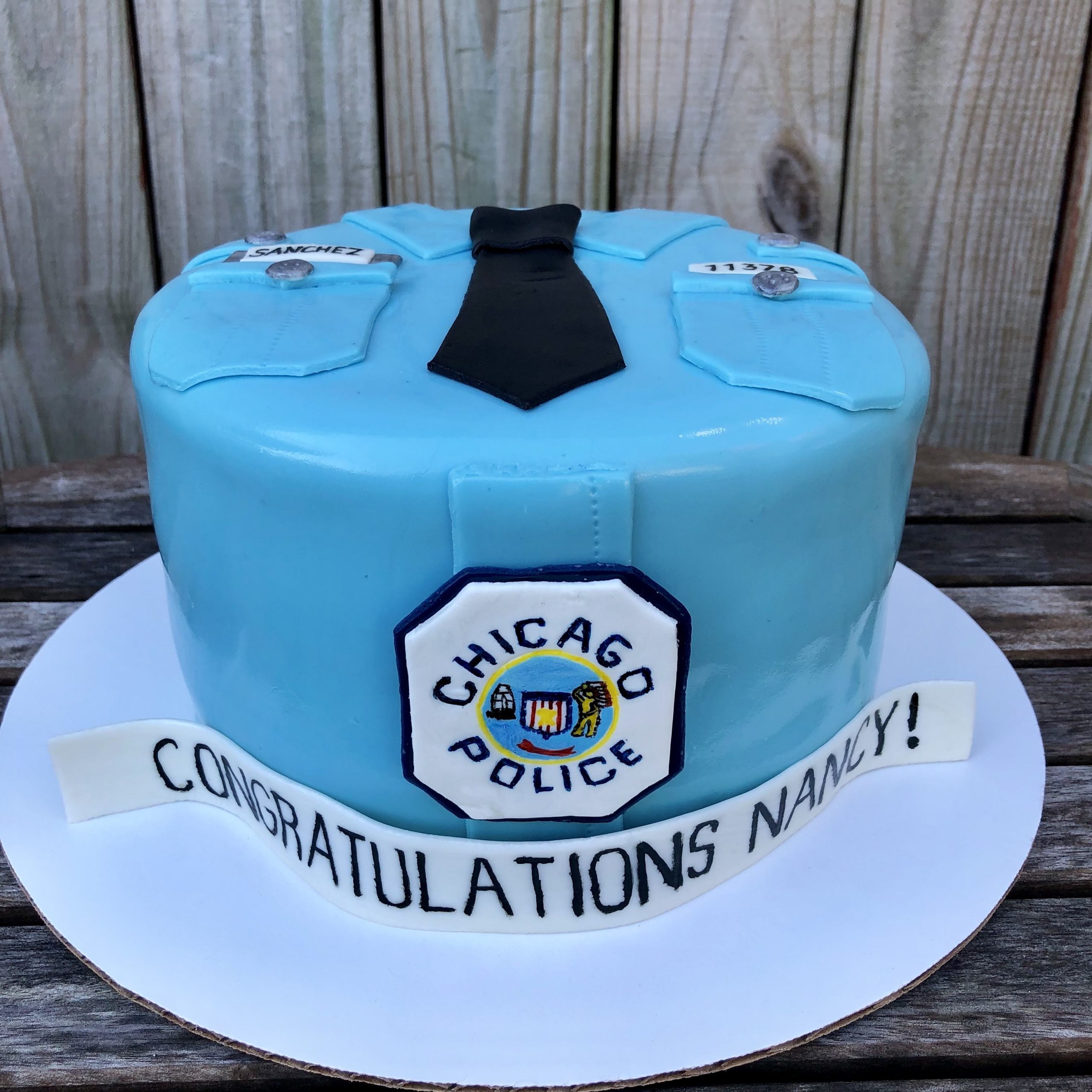 7" Custom Fondant Cake | Believe Cakes