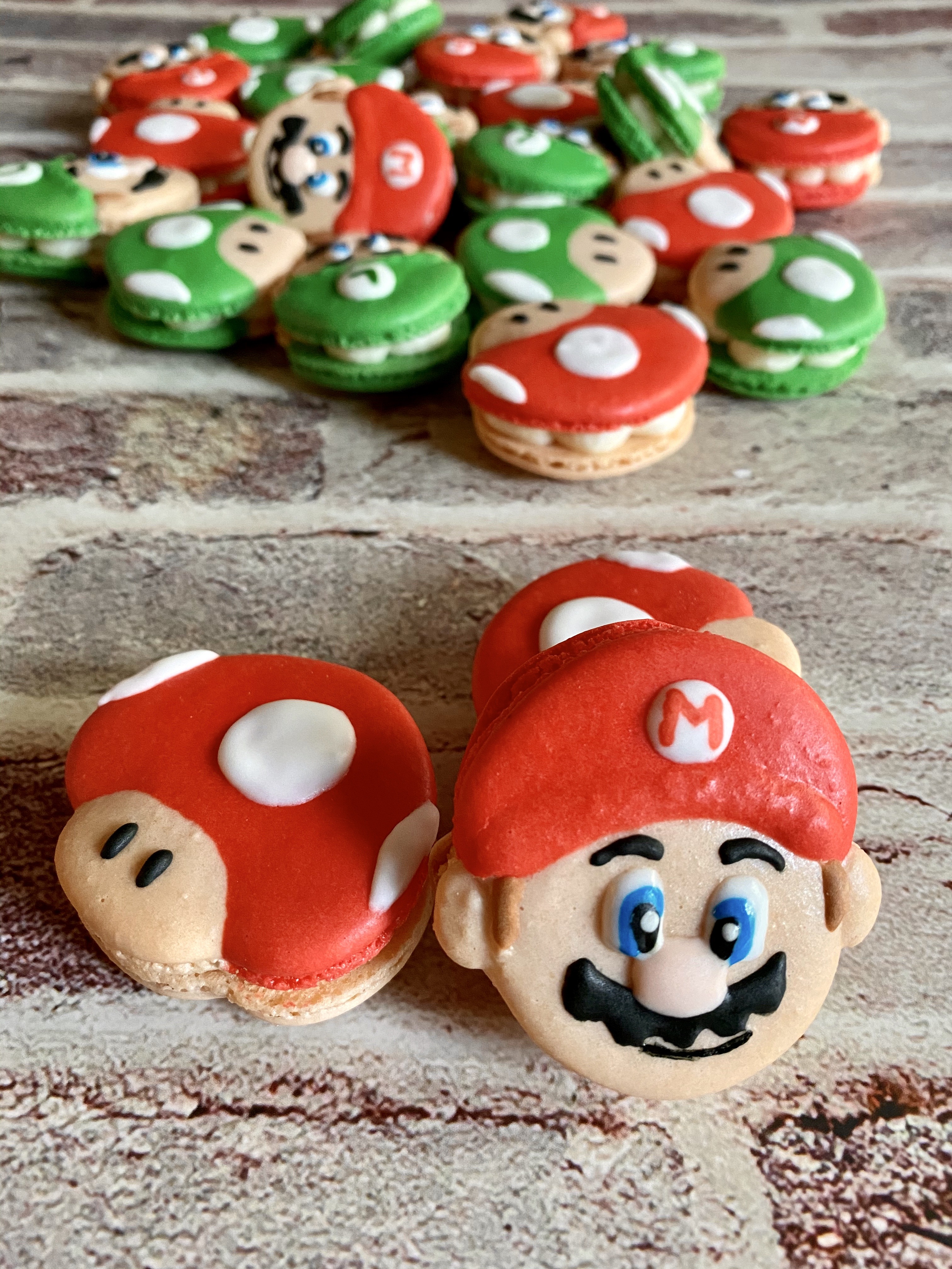 Super Mario Bros Macarons 8 Count